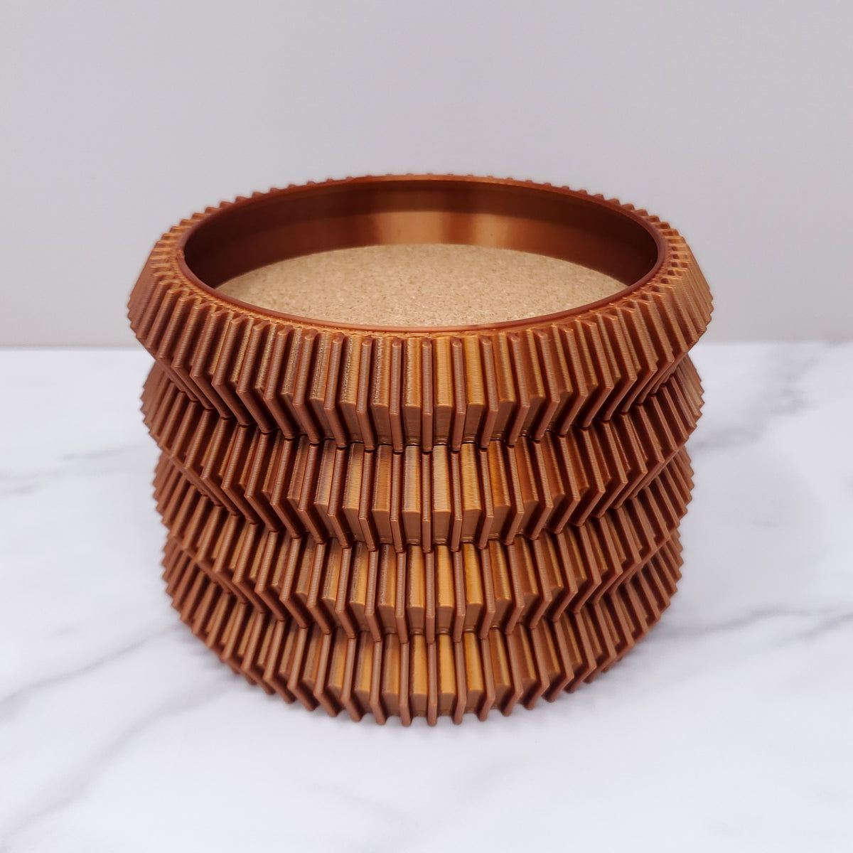 Stackable Coaster - Bronze – Boyd's Custom Fabrication