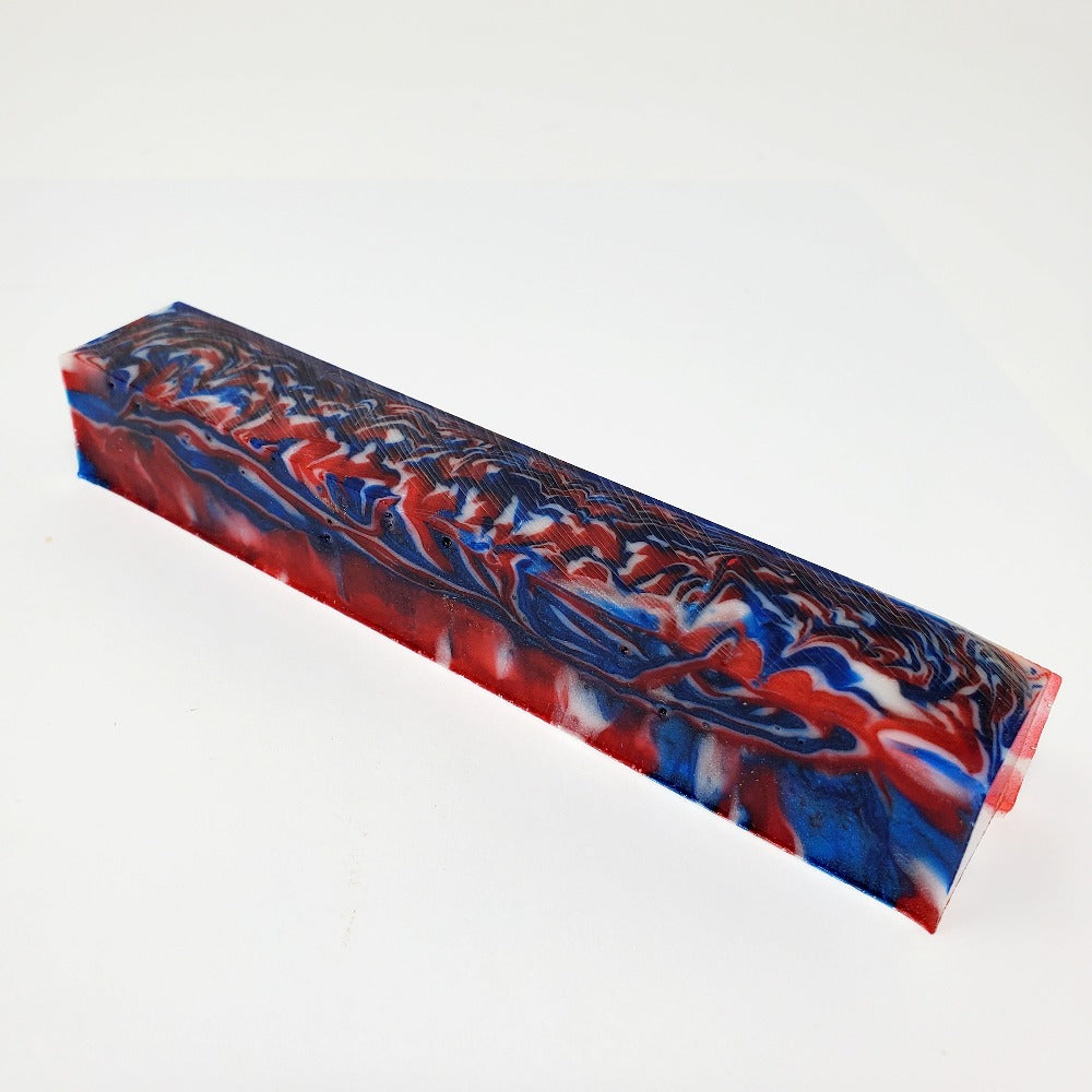 Pen Blank - Red, White and Blue – Boyd's Custom Fabrication